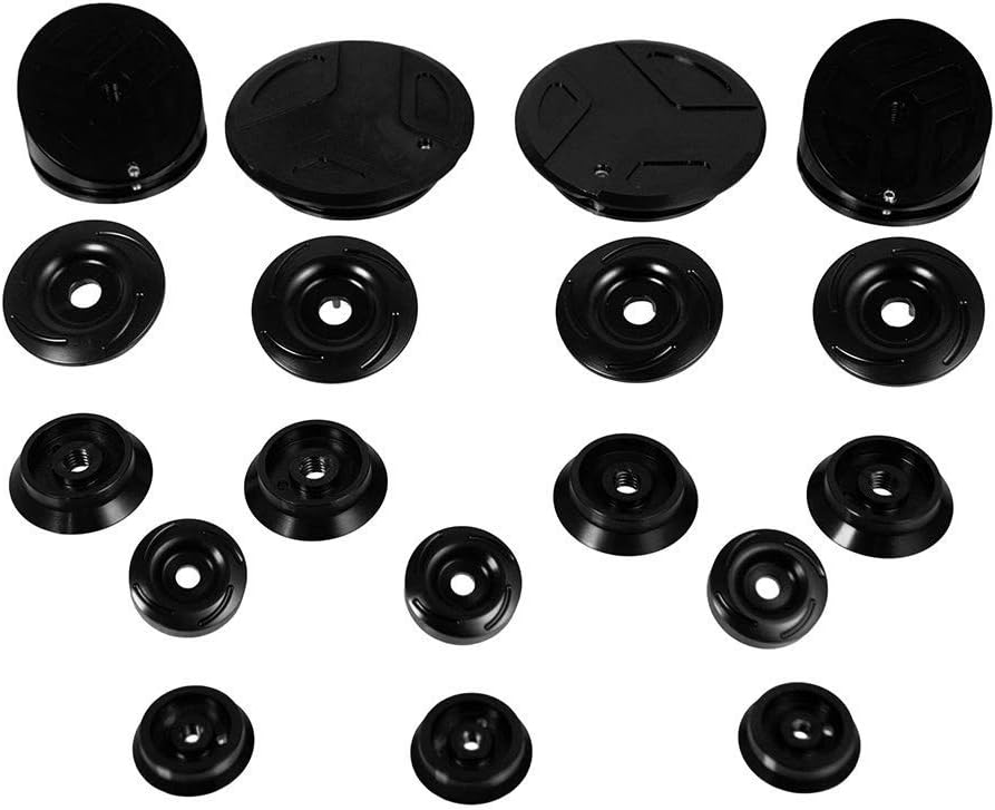 Amazon.com: Nawenson Motorcycle Frame Plug Kit Aluminum Frame End Caps ...