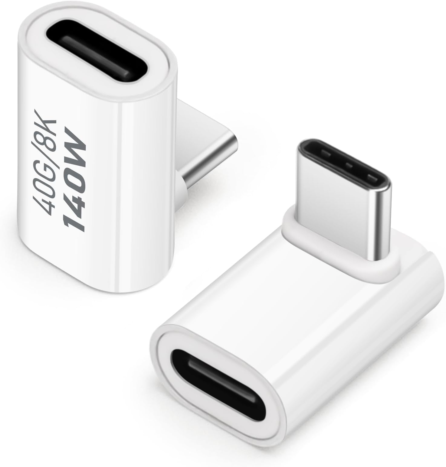 NFHK 90 Grad nach oben nach unten abgewinkeltes Typ-C-USB-C-Stecker auf ...