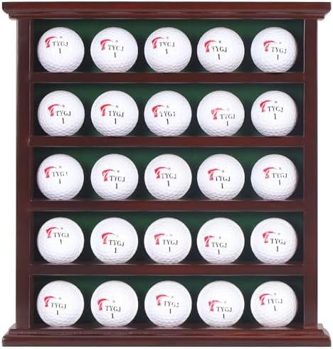 Amazon.com: Tapeera 2-Pack Golf Ball Display Case Wall Mount - Display ...