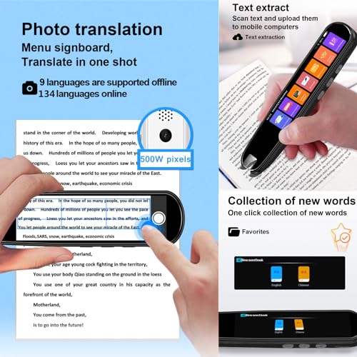 Translation Pen Scan Reader Pen Text to Speech Device Language ...