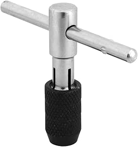 AYNEFY Adjustable Ratchet Tap Wrench, T handle Tap Wrench Chuck Type ...