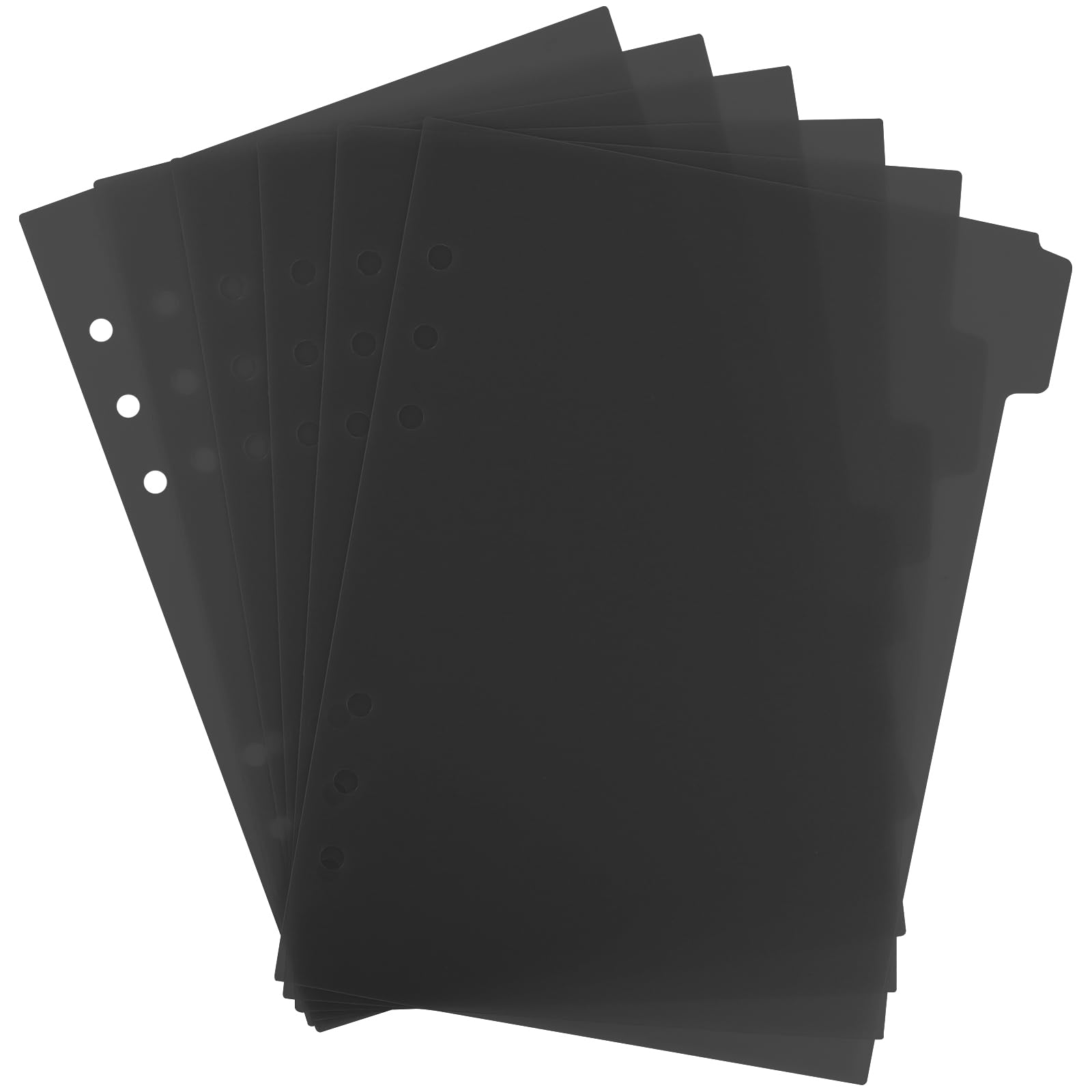 Amazon.com : 6 Ring Clear Binder Dividers, A5 Insertable Tab Dividers ...