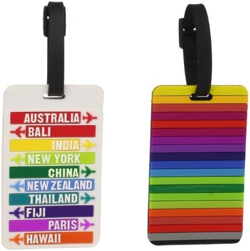 Amazon.com | Travelon Luggage Set of 2 Tags, Hot Spots Assorted ...