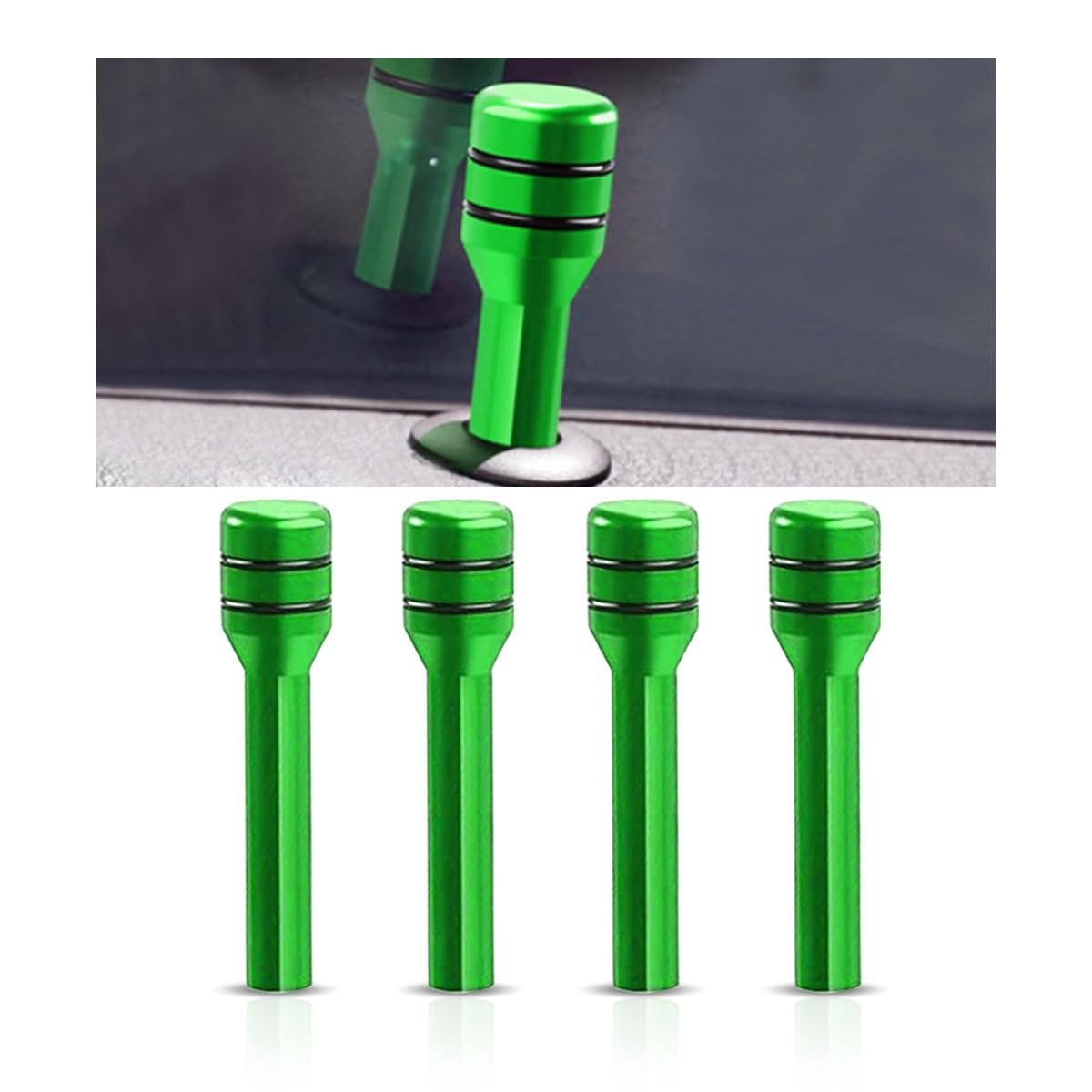 Amazon.com: 4PCS Car Door Lock Knobs, 1.96×0.47 Inch Door Lift Bolt ...
