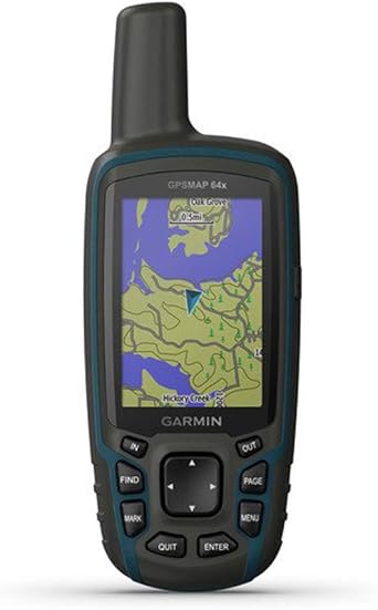 Amazon.com: Garmin GPSMAP 64x, Handheld GPS, Preloaded with TopoActive ...