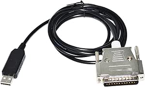 Amazon.com: YAERLE FTDI FT232RL USB RS232 to DB25 D-SUB 25PIN Adapter ...