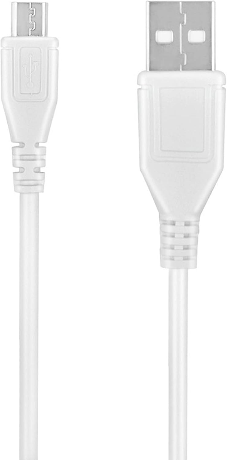 Amazon.com: HISPD 5ft White Micro USB Power Charging Cable Cord for ...