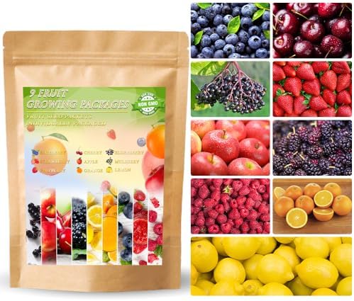 Amazon.com : 1200+ Mix Fruit Seeds Berry Seeds for Planting (9 ...