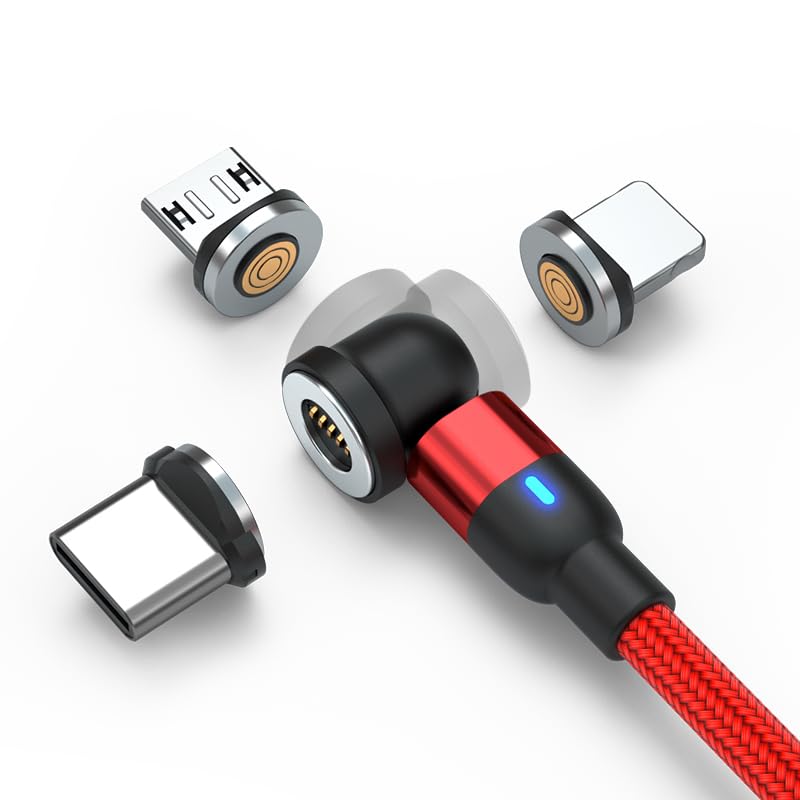 Amazon.com: BITHAI Magnetic Charging Cable 540° Rotation Magnetic Phone ...