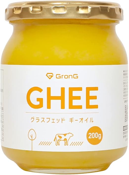 Amazon | グロング GronG グラスフェッド ギーオイル 200g | GronG(グロング) | ギーオイル 通販