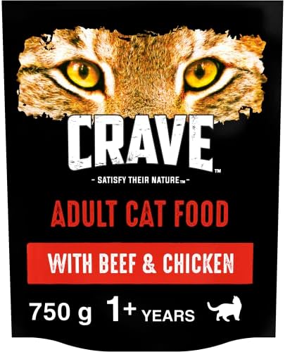 Crave - Crave Natural Turkey & Chicken Adult Dry Cat Food - 750g ...