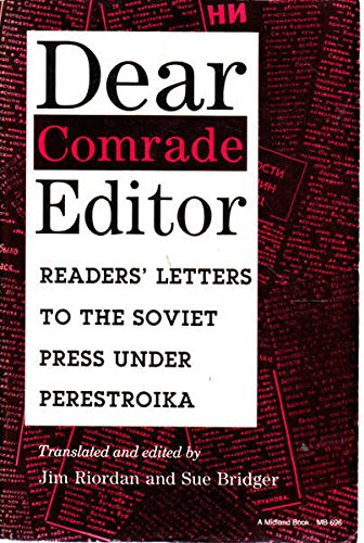Amazon.com: Dear Comrade Editor: Readers' Letters to the Soviet Press ...