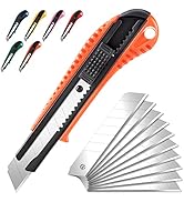 TIFICAL 3-Pack Box Cutter Utility Knife, Box Cutter Retractable Ultra ...