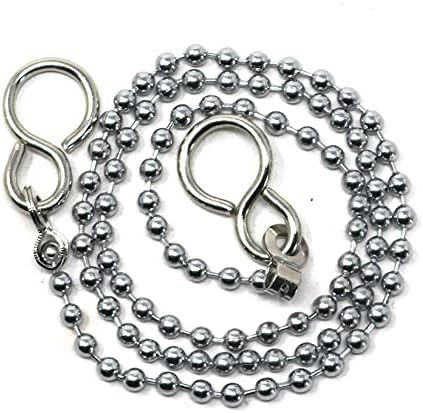18" / 450mm Replacement Bath Plug Chain with Triangle Hooks - Ball Type ...