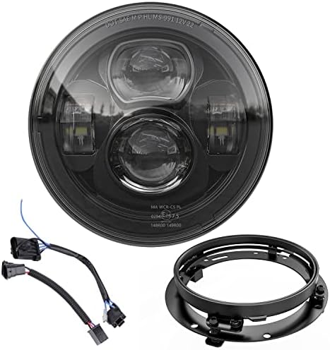 Z-OFFROAD New Motorcycle 7 Inch LED Headlight DOT Kit Compatible with ...