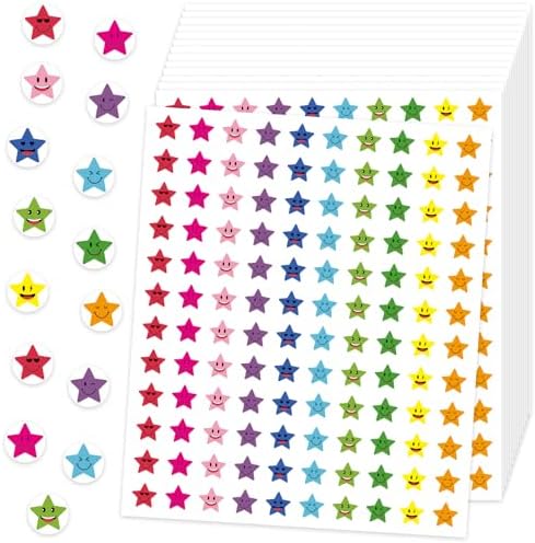 Amazon.com : 6000 PCS Smiley Face Stickers, Small Happy Face Stickers ...