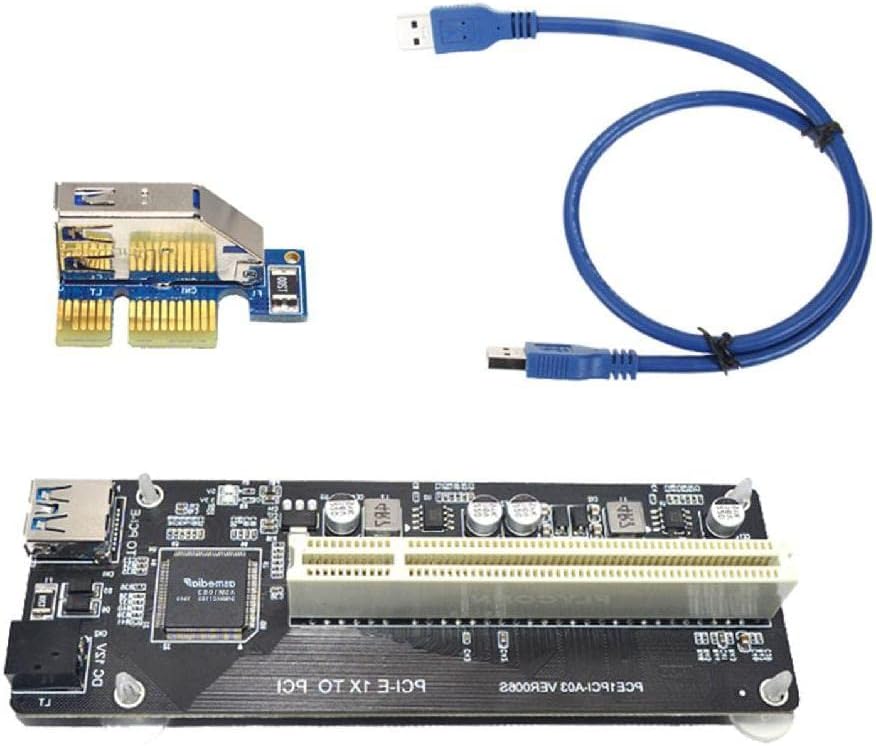 Amazon.com: Acinkeety PCIe to PCI Adapter Card PCI-E to PCI Converter ...