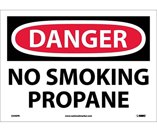 Danger No Smoking Propane Sign: Amazon.com: Industrial & Scientific