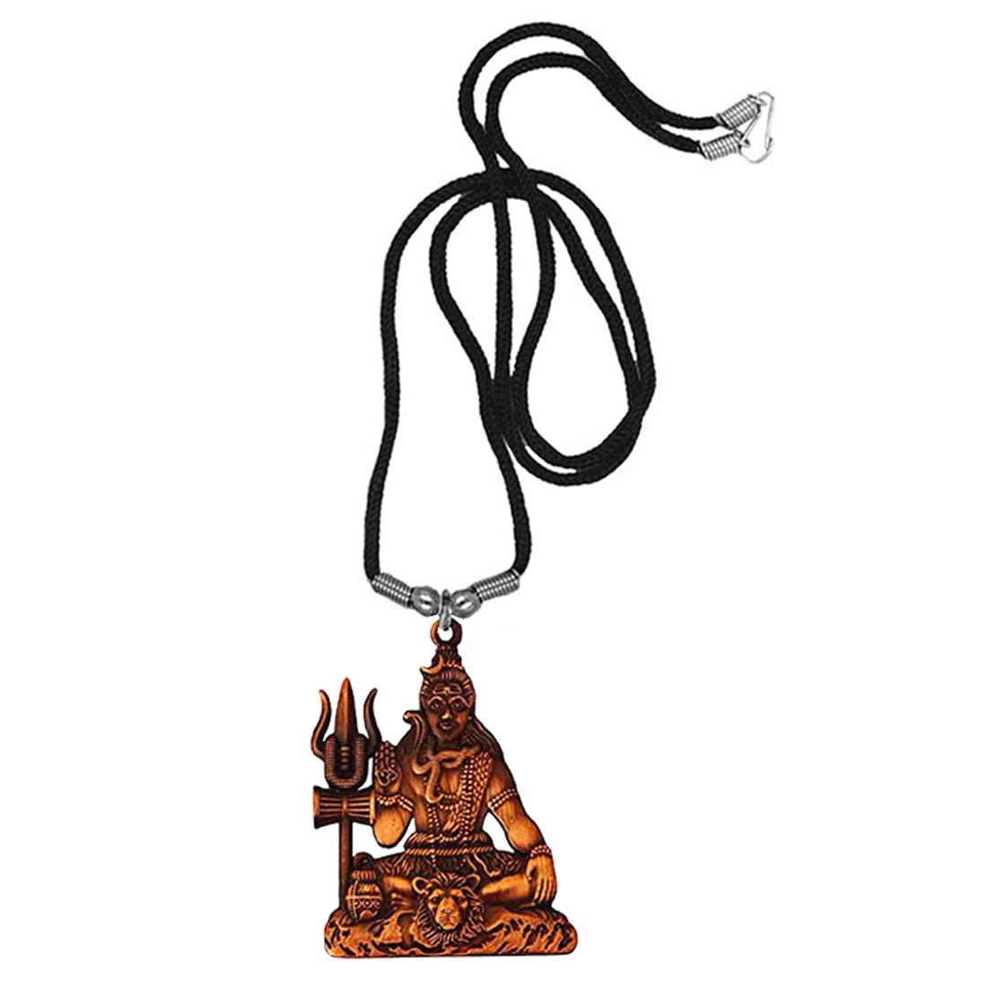 Buy AFH Lord Shiv Mahadev Bholenath Copper Locket With Cord Chain ...