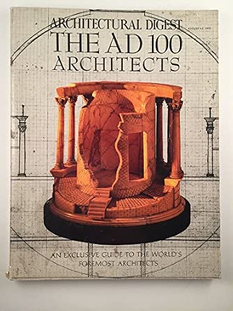 Amazon.com: Architectural Digest 1991 August 15 - The Ad 100 Architects ...