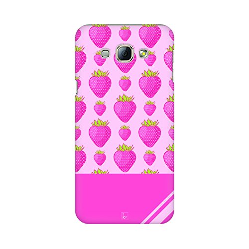 Kiintymys Hard Acrylic Polycarbonate Clearcase Printed Pink Strawberry ...