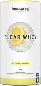 foodspring Clear Whey, Limonade, 480g, Shake protéiné léger et ...