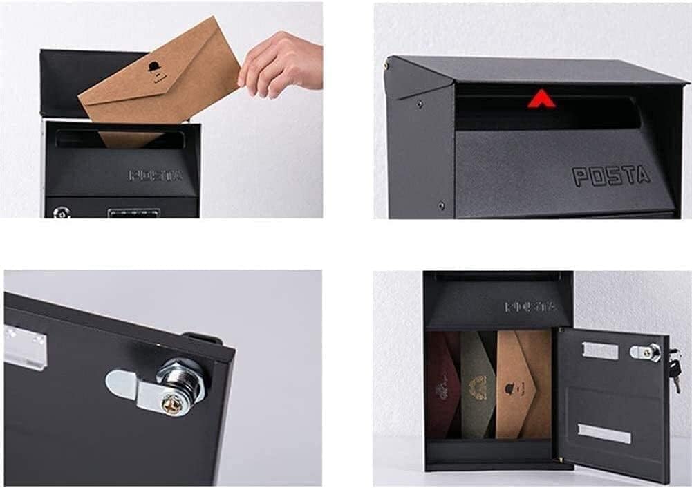Suggestion Box Comment Collection Box Multi Purpose – Black Mailbox ...