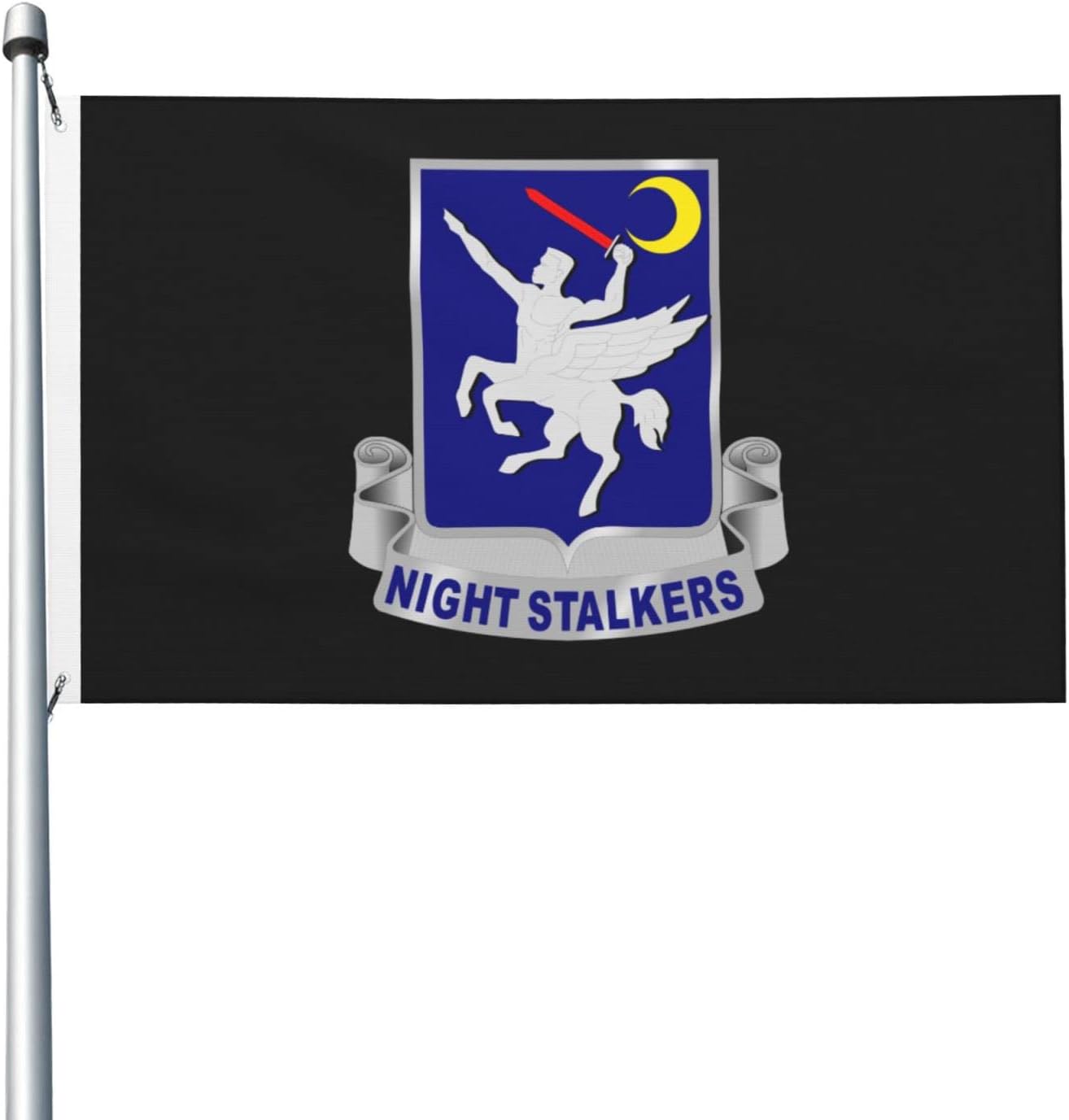 Amazon.com: 160th Soar Emblem Garden Flag 3x5 Ft Decor Outdoor Banner ...