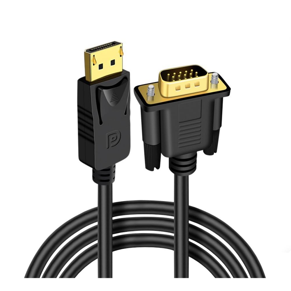 IOSSIOPPIA Displayport (DP) to VGA Conversion Cable DP to VGA Male ...