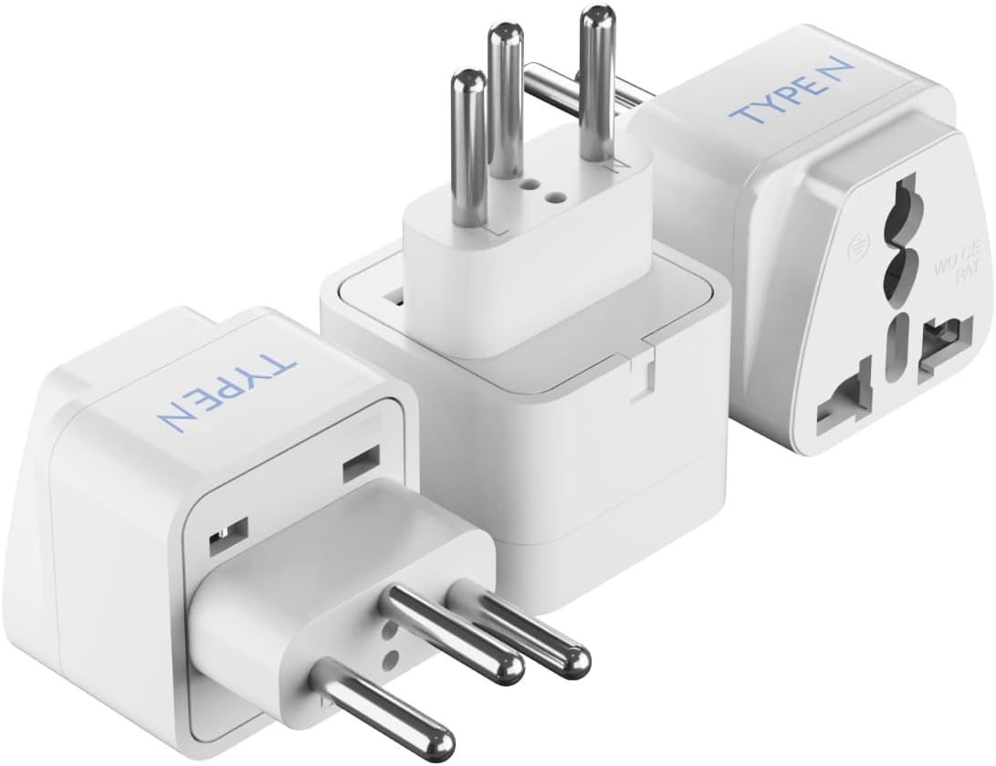 Amazon.com: CKITZE BA-13-3P Grounded Universal 2-in-1 Plug Adapter Type ...