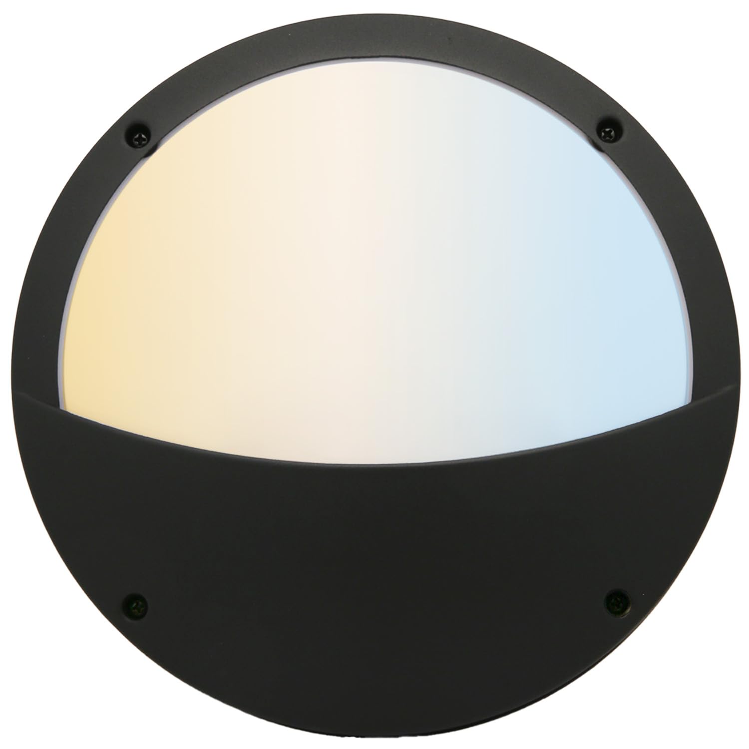 Sunlite 81384 11-Inch LED Outdoor Wall & Bulkhead Round Light Fixture ...