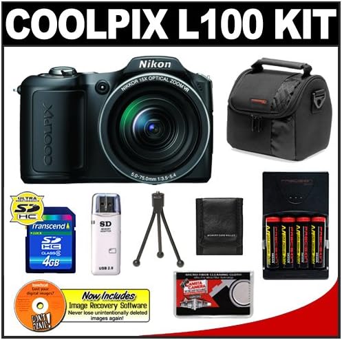 Amazon.com : Nikon Coolpix L100 10 Megapixel Digital Camera (Matte ...