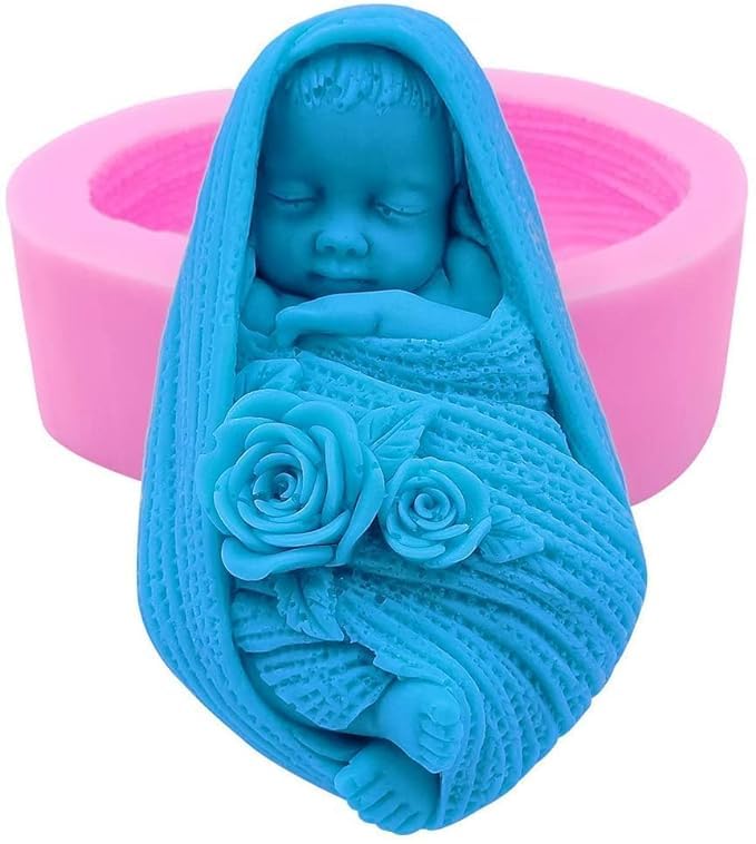Keshav Creations Soaps Molds | Silicone Baby Sleeping Shape Mould ...