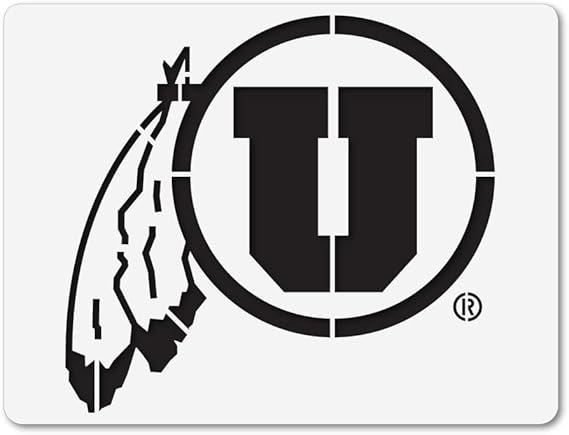 Amazon.com : U-Stencil Utah U Mini Stencil - UTAHOOS-201 : Sports ...