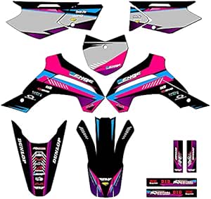 Amazon.com: 2019-2020 KLX 140 G Surge Pink Senge Graphics Complete Kit ...