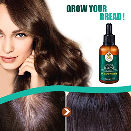 7X Rapid Growth Hair Treatment, 7 Days Hair Growth Serum Ginger ...