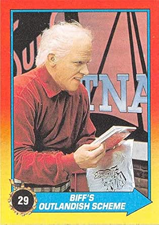 Amazon.com: Biff Tannen with Sports Almanac trading card Back to the ...