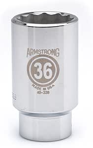 Amazon.com: Armstrong 40-360 60mm, 12 Point, 3/4-Inch Drive Metric Deep ...