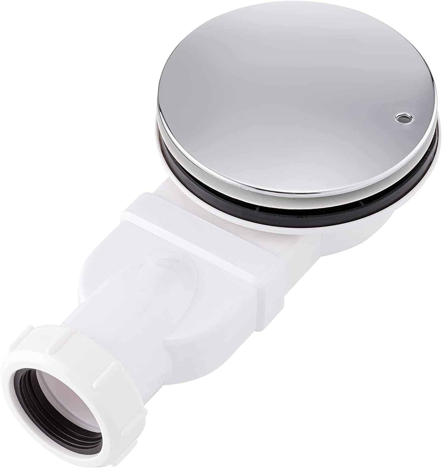 Low Profile Shower Drain Chrome Plated ABS Shower Tray Siphon Slim ...