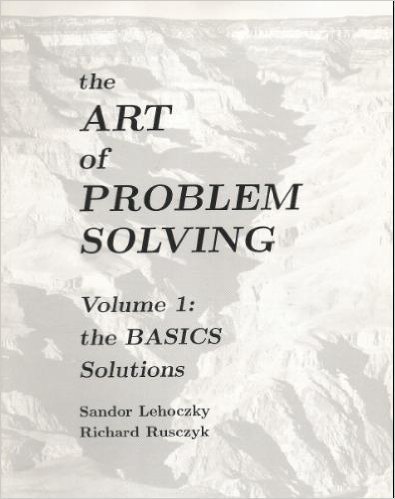The Art of Problem Solving: Volume 1: The BASICS Solutions: Amazon.co ...