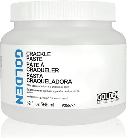 Amazon.com: Golden Acryl Med 32 Oz Crackle Paste : Arts, Crafts & Sewing