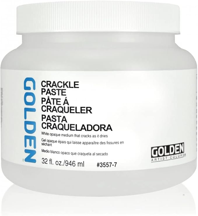 Amazon.com: Golden Acryl Med 32 Oz Crackle Paste : Arts, Crafts & Sewing