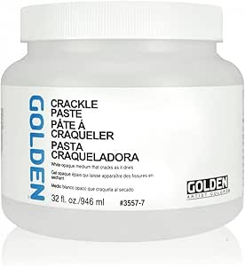 Golden Artist Colors Crackle Paste, 32 fl. oz. Jar, Professional ...