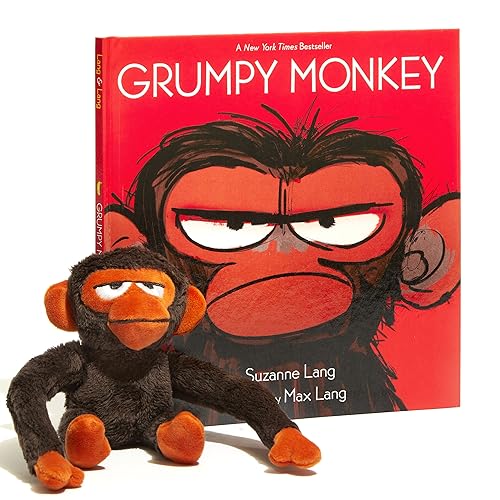 Snapklik.com : Grumpy Monkey Book And Toy Set