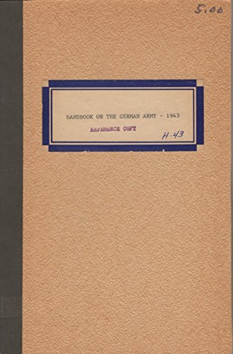 Handbook on German Army Identification: Unknown: Amazon.com: Books