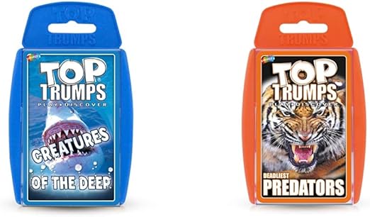 Top Trumps - Creatures of the Deep & Predators: Entertaining ...