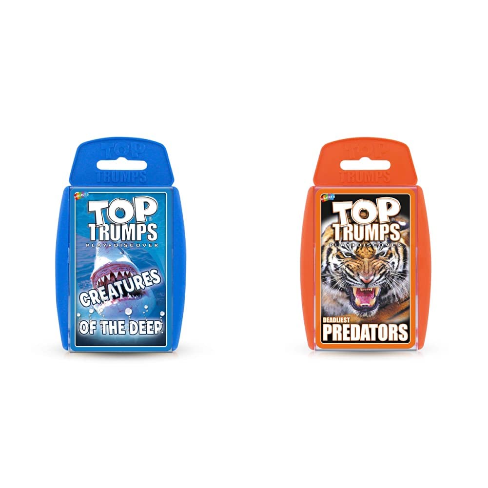 Top Trumps Creatures of the Deep Predators : Amazon.co.uk: Toys & Games