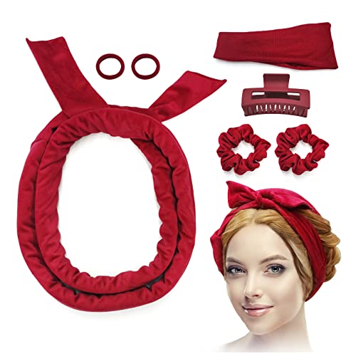 Heatless Hair Curler For Long Hair Curls - 61" Extra Long Heatless ...