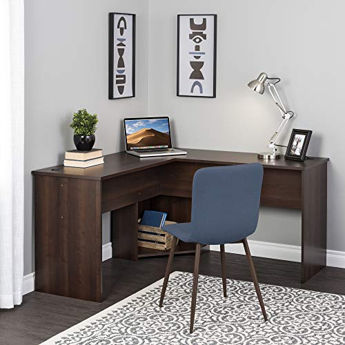 L Shaped Desk Espresso – Prepac – BrickSeek