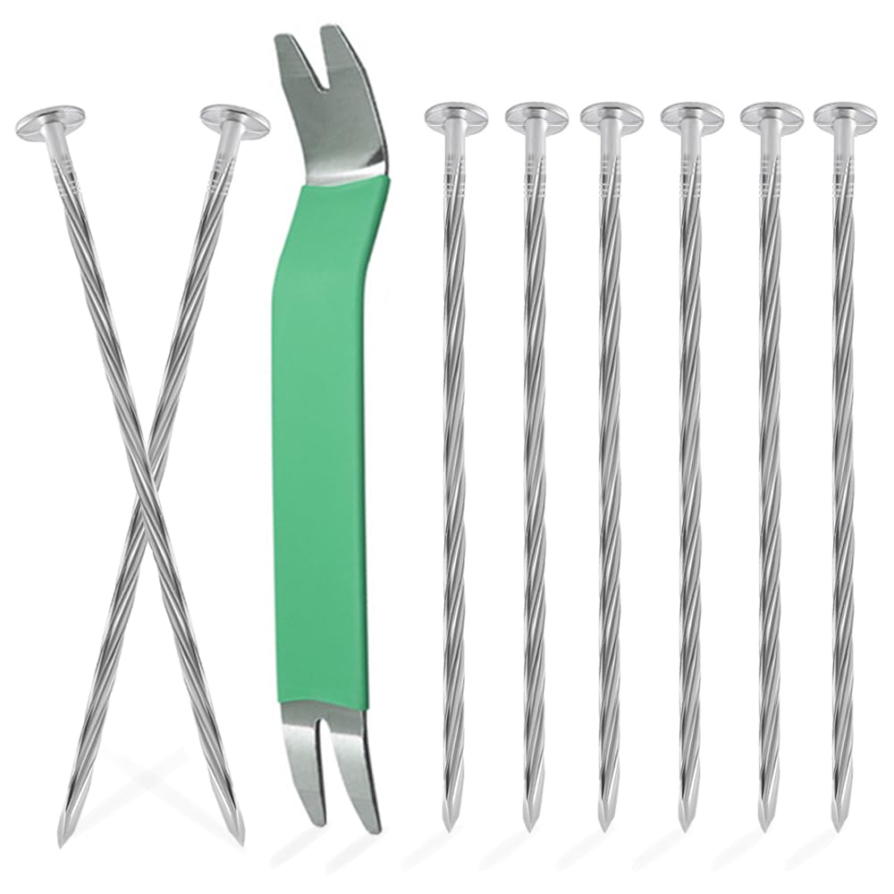 Snapklik.com : Bakulyor 50 Pack Metal Landscape Stakes, 6 Inch ...